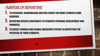 Reporting Test Results to Parents | PPTX