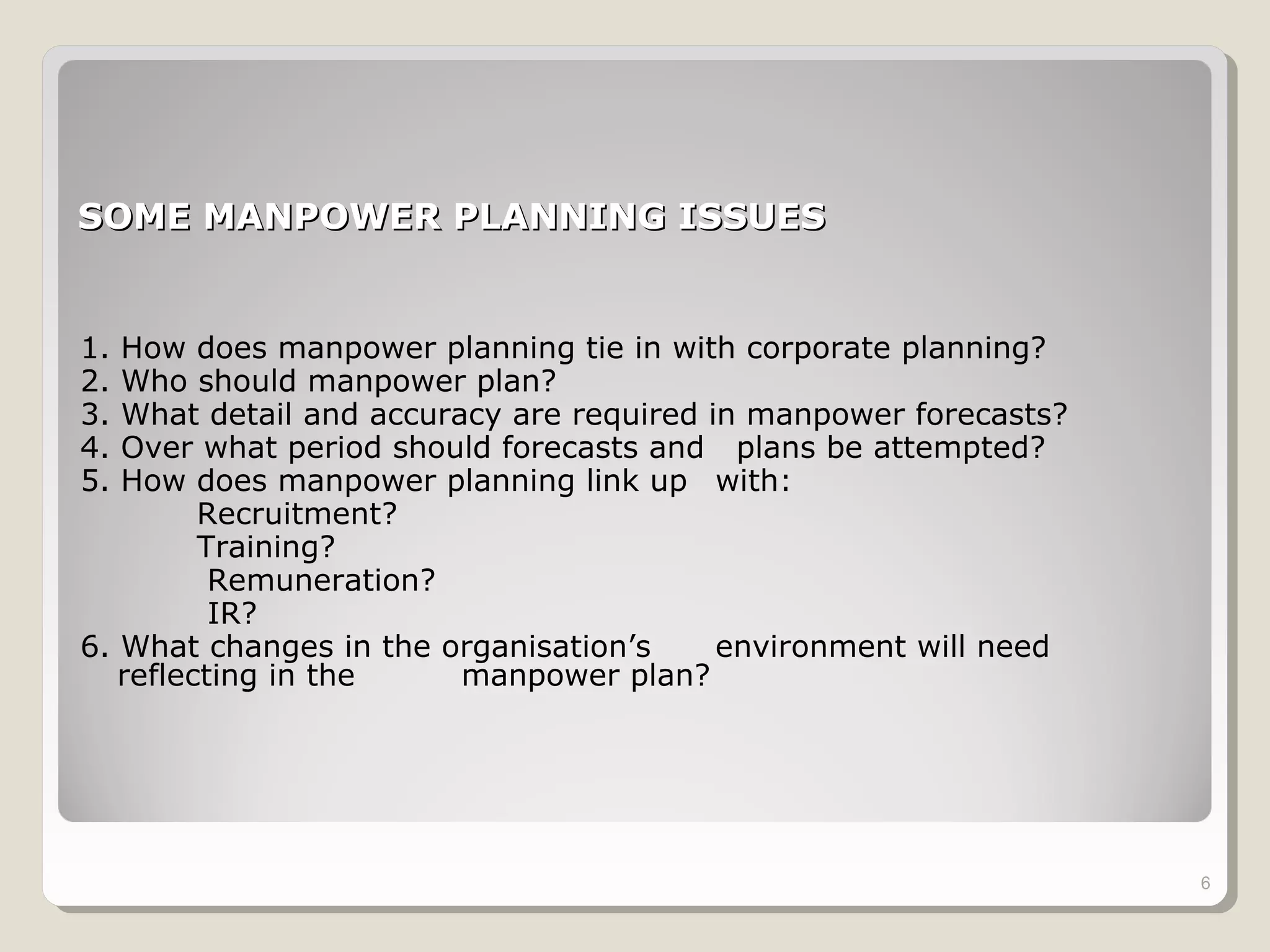 MANPOWER-PLANNING | PPT