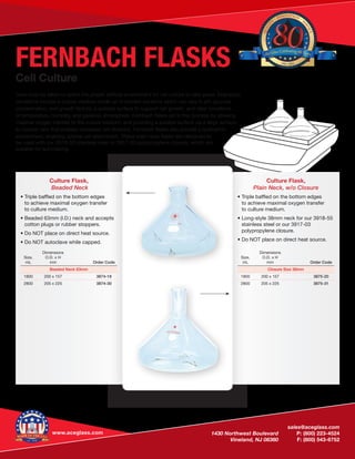F1027R Cell Culture Flasks | PDF