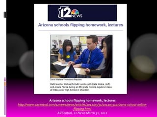 15 flipped classroom news stories | PPTX
