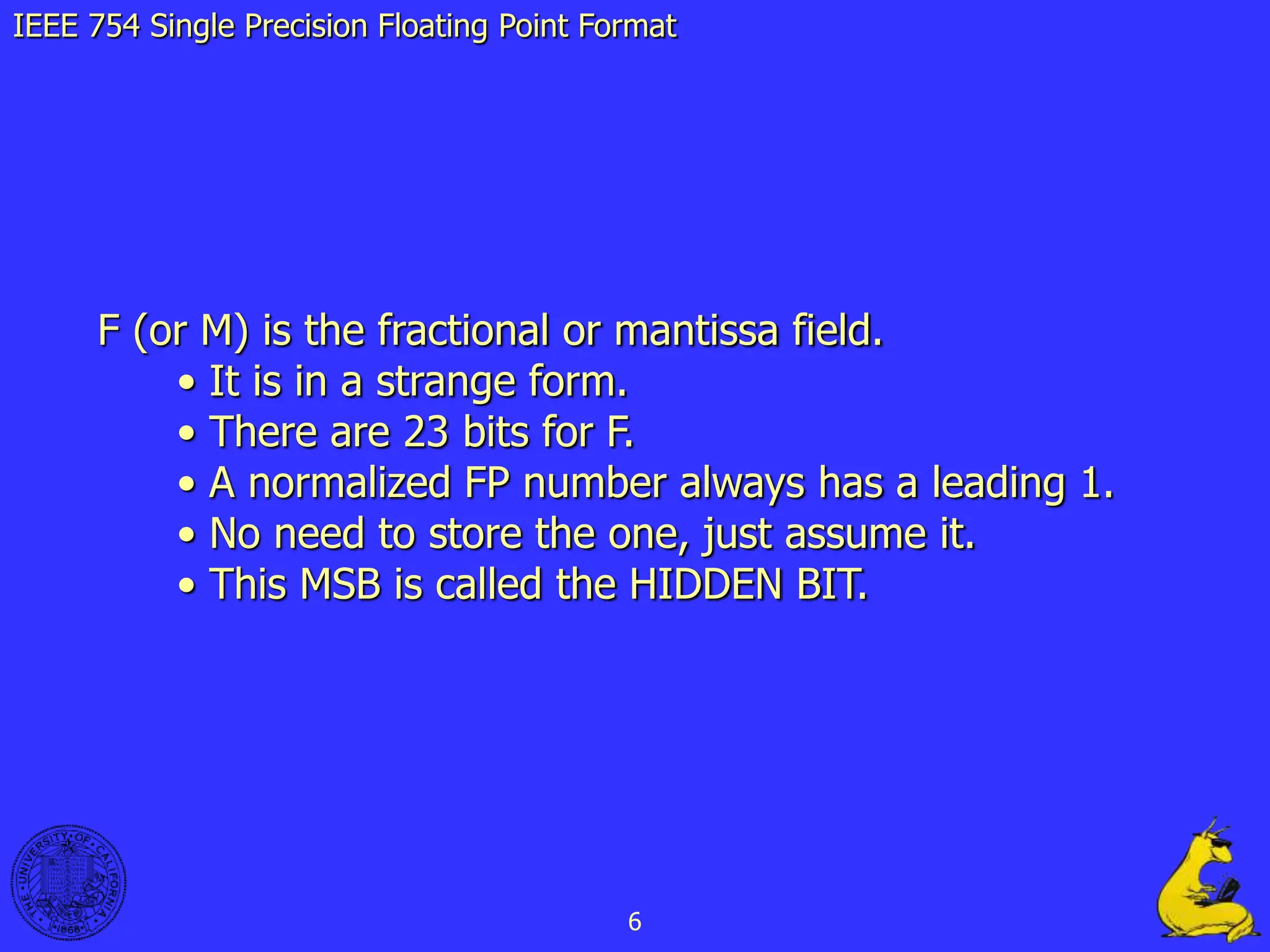 Single Precision Floating Point Format.ppt Single Precision Floating Point Format.ppt