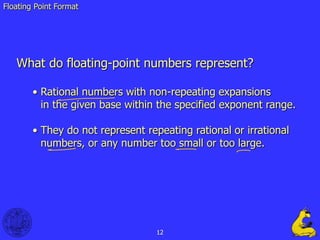 Single Precision Floating Point Format.ppt | Programming Languages | Computing