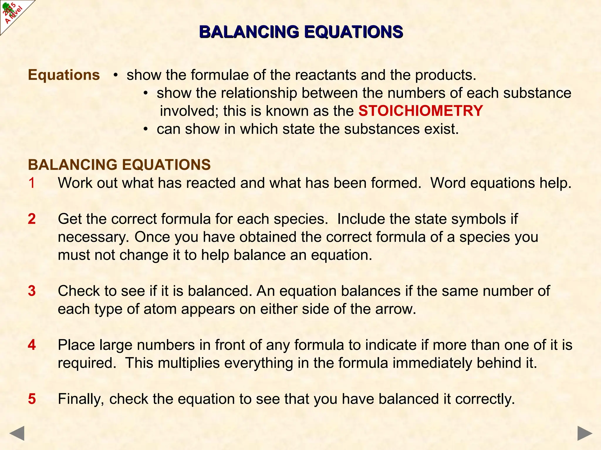 15 formulas for chemistry practical lectures | PPT