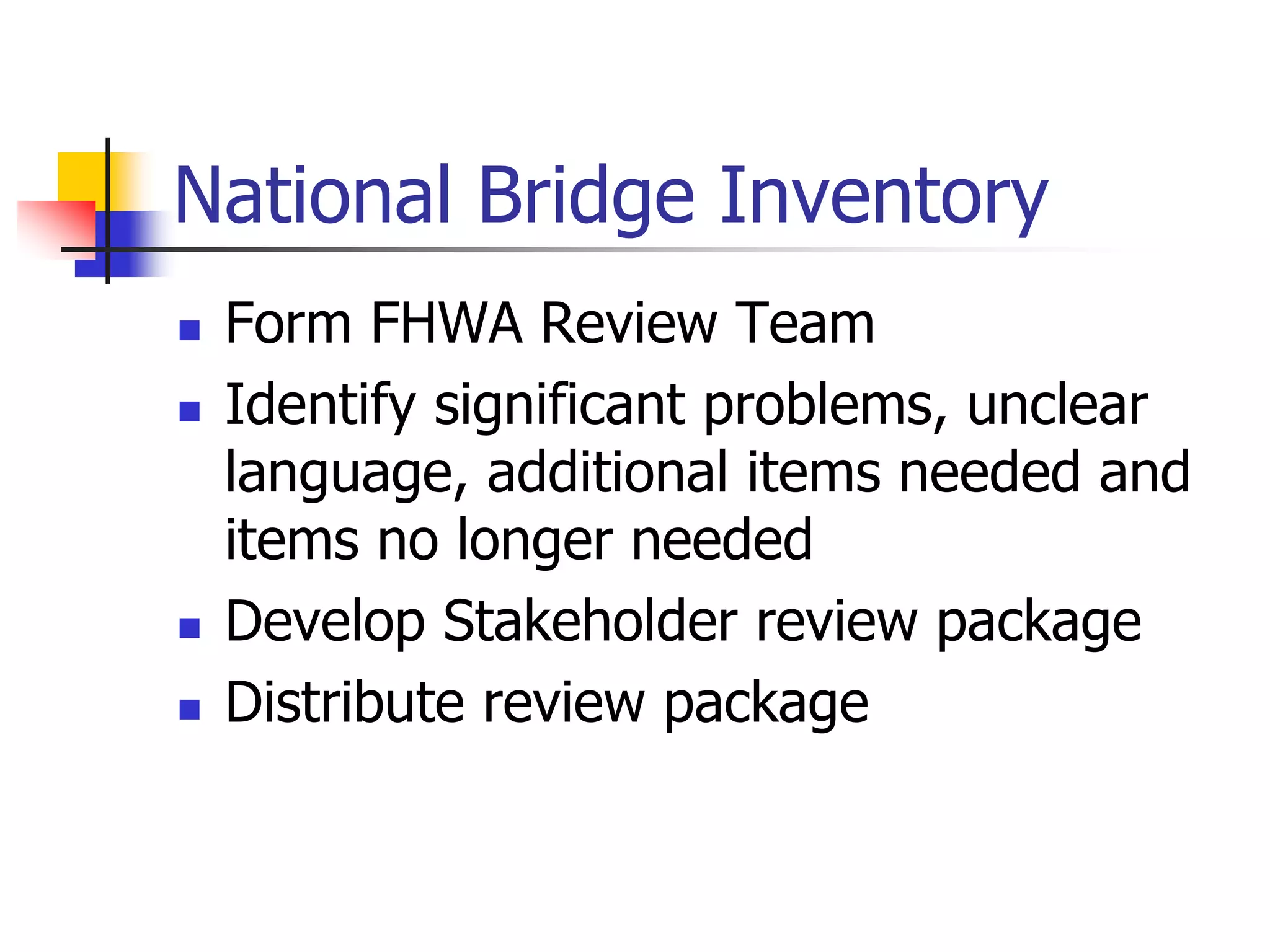 15_Friday_AM_-_Ann_Shemaka_FHWA_-_National_Bridge_Inventory.ppt