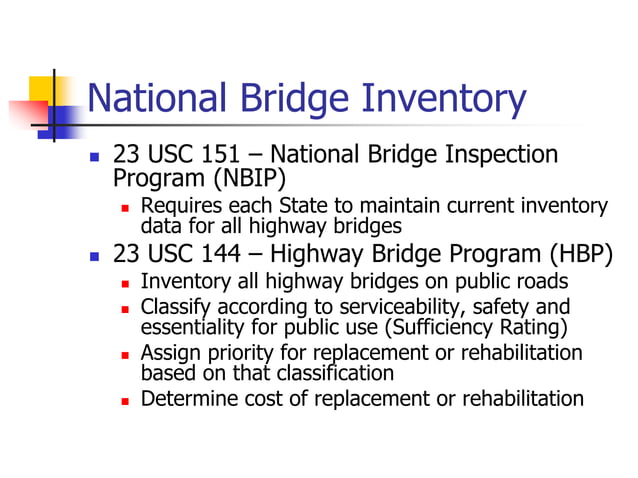 15_Friday_AM_-_Ann_Shemaka_FHWA_-_National_Bridge_Inventory.ppt