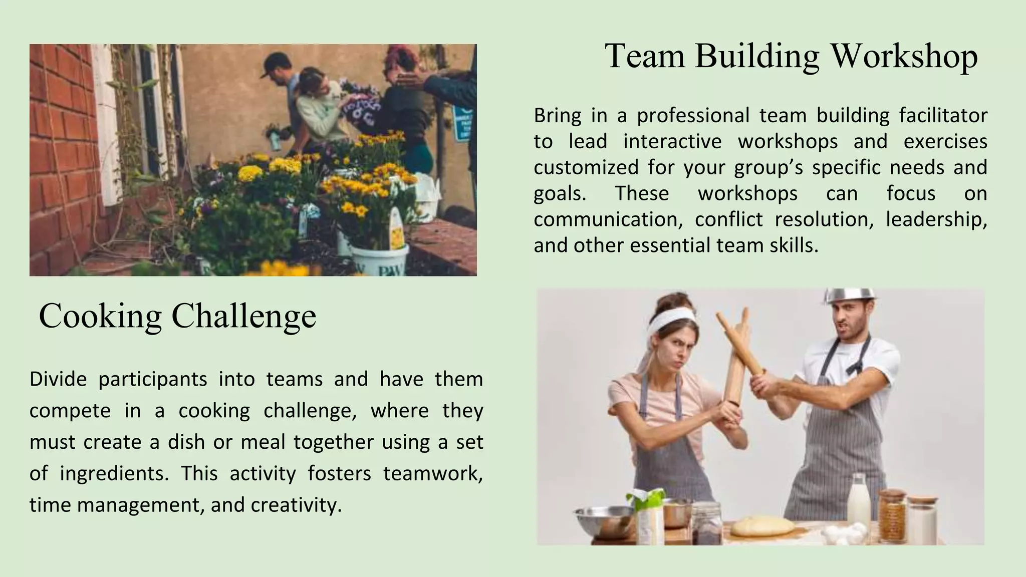 Team Building Activities for Large Groups | PPTX