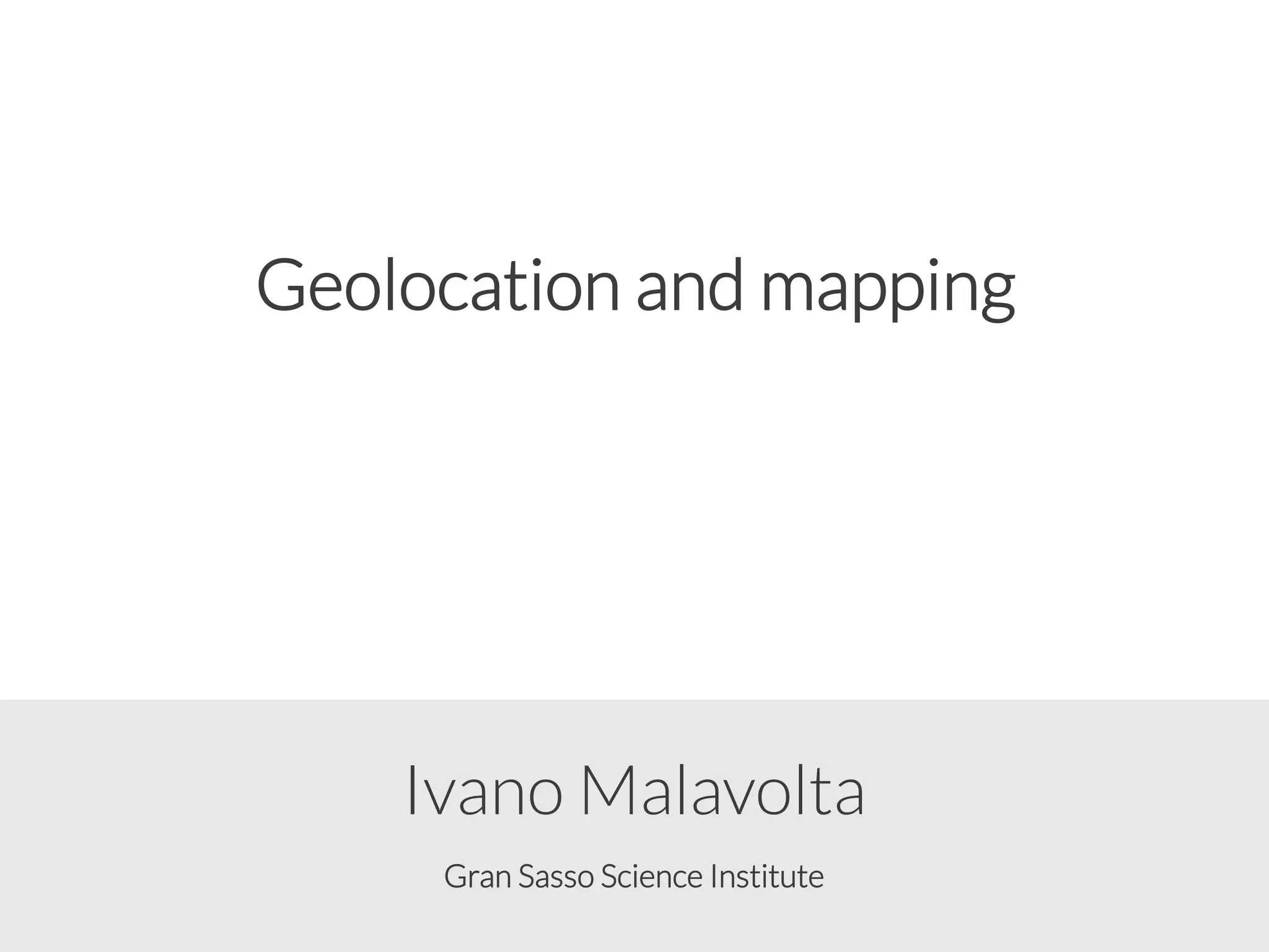 Geolocation and mapping using Google Maps services | PDF