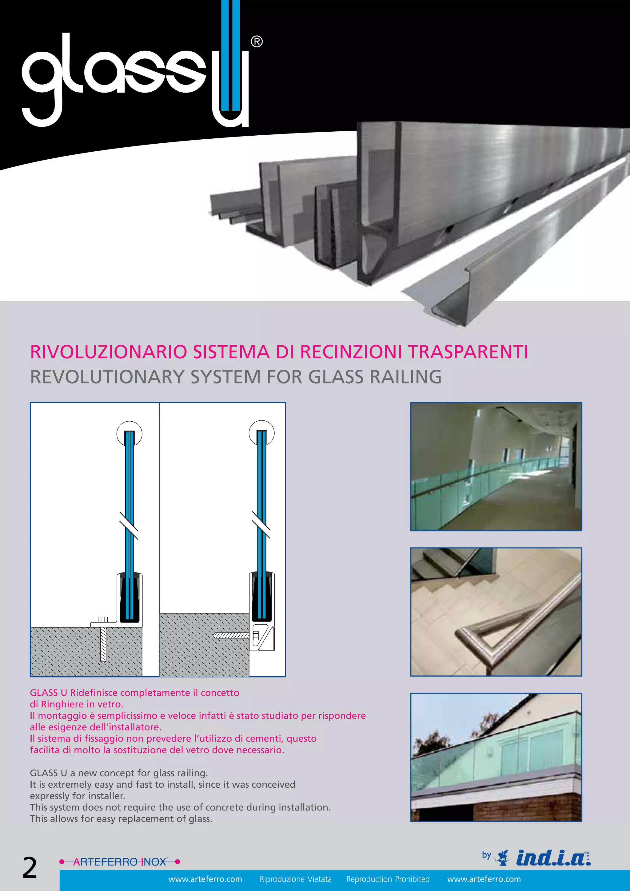 15 glass u floating handrail on glass | PDF