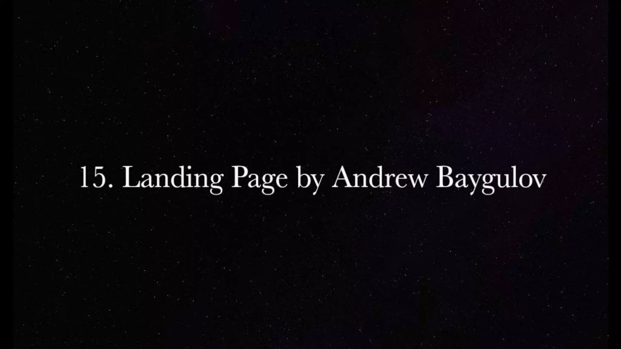 15 Great Landing Page Examples on Dribbble | PPTX