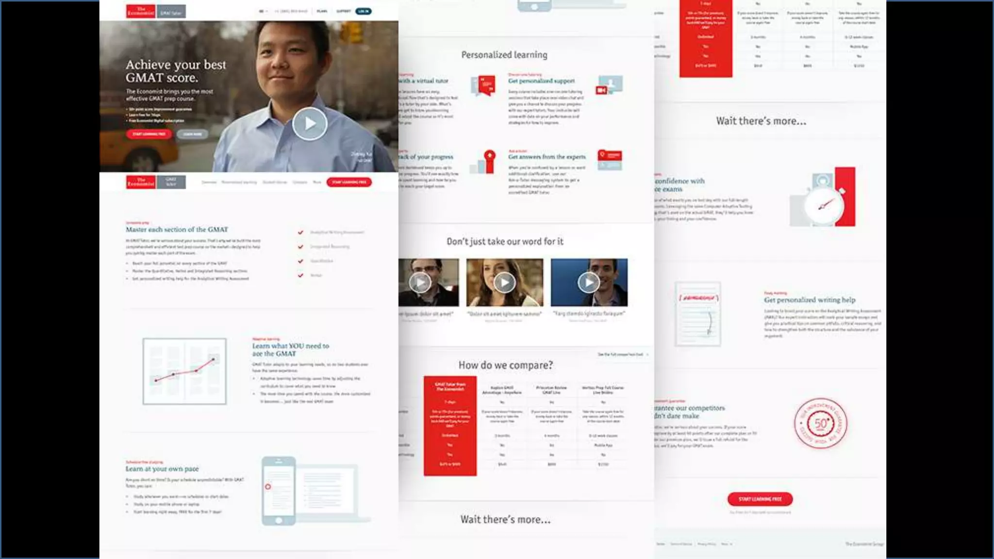 15 Great Landing Page Examples on Dribbble | PPTX