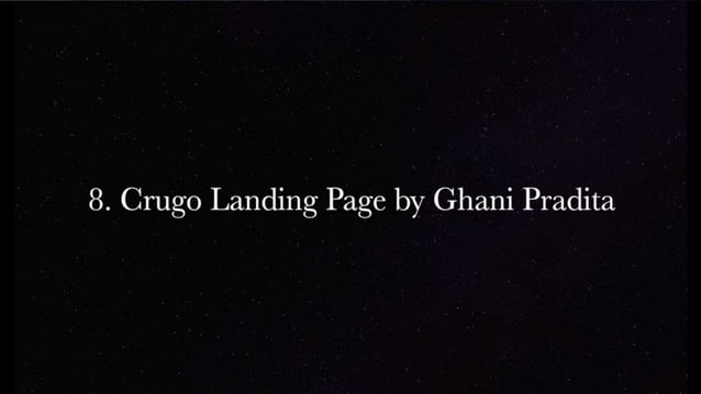 15 Great Landing Page Examples on Dribbble | PPT