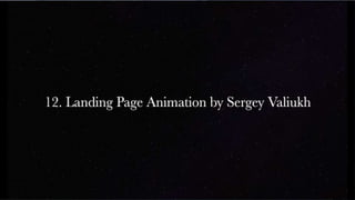 15 Great Landing Page Examples on Dribbble | PPTX