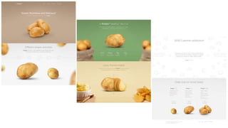 15 Great Landing Page Examples on Dribbble | PPTX