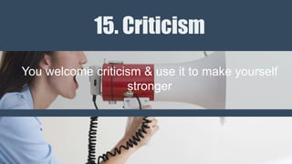 15 habits of success by Stephanie Chan | PPTX