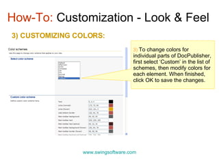 15 Howto Customization Look And Feel | PPT