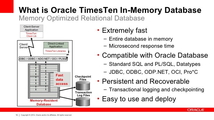 Cómo construimos Oracle TimesTen
