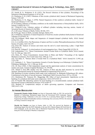 VIBRATION BUCKLING AND FRACTURE ANALYSIS OF CYLINDRICAL SHELL | PDF