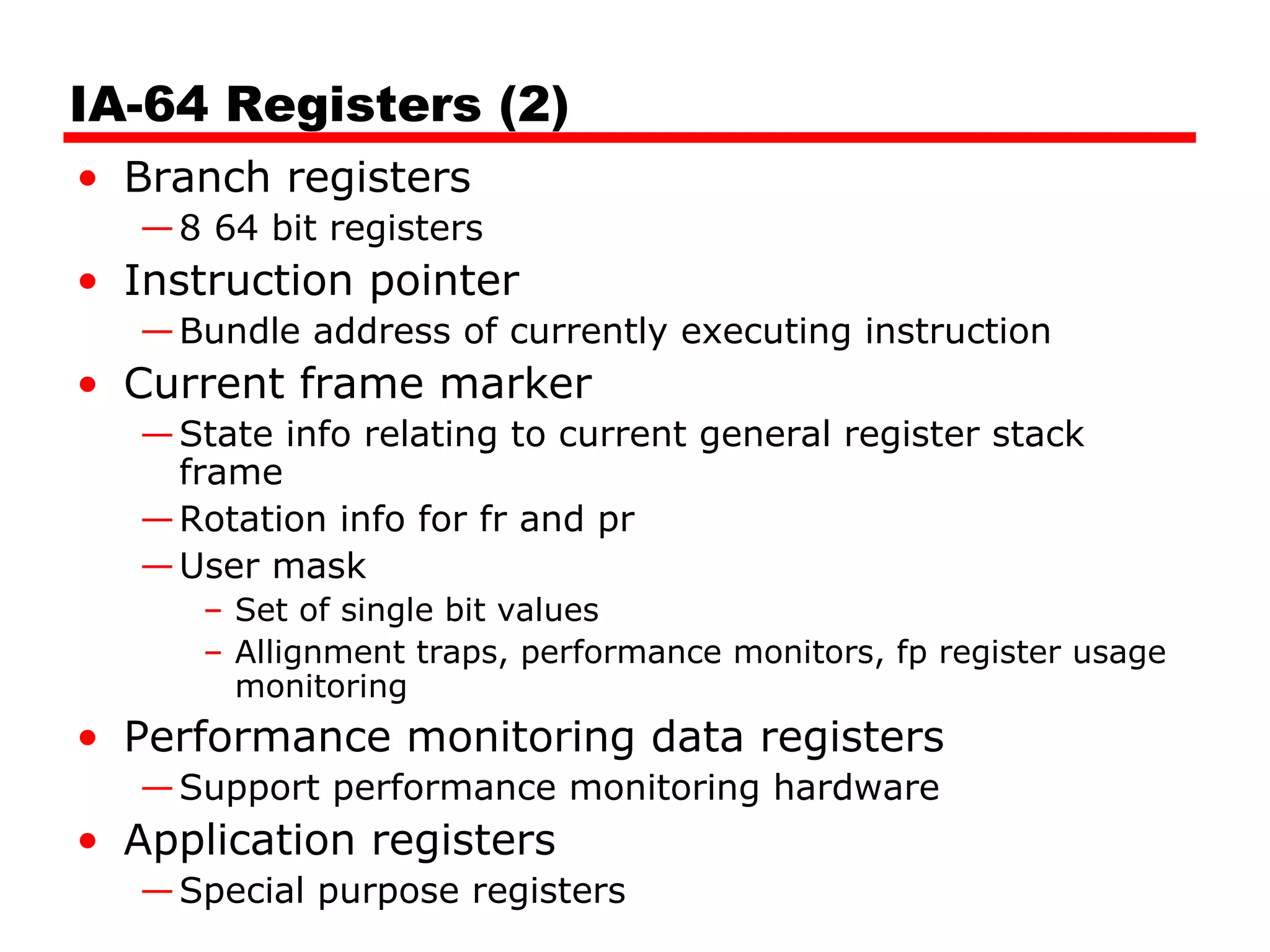 15 ia64 | PPT | Programming Languages | Computing