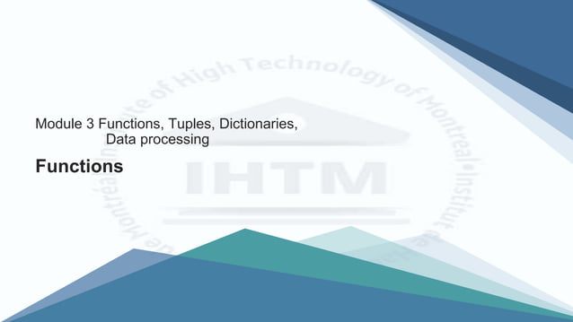 Python PCEP Functions | PPT