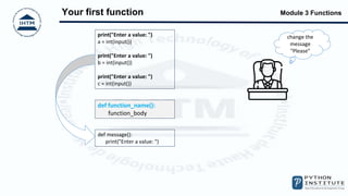 Python PCEP Functions | PPT