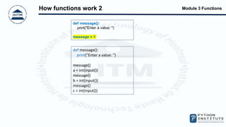 Python PCEP Functions | PPT