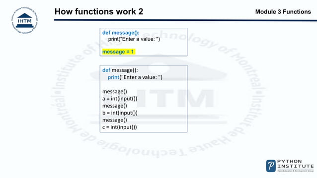 Python PCEP Functions | PPT