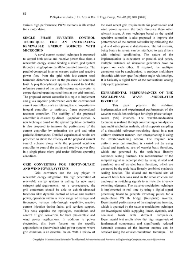 Development Of Dc Source Based System Generator Using Spwm For High Switching Frequency Dcac