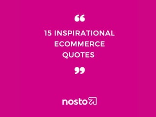 15 inspirational ecommerce quotes | PPT