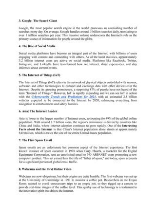 15 Interesting Facts About the Internet You Need to Know | PDF
