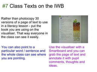 15 interesting ways_to_use_a_visualiser_in_the | PPT
