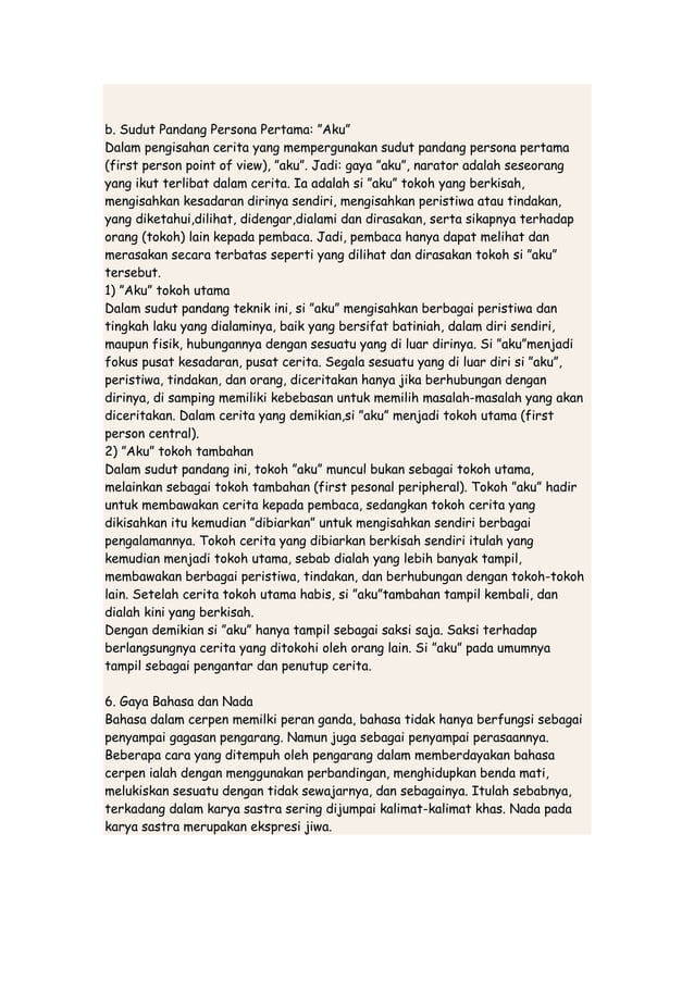 15 intrinsik cerpen | PDF