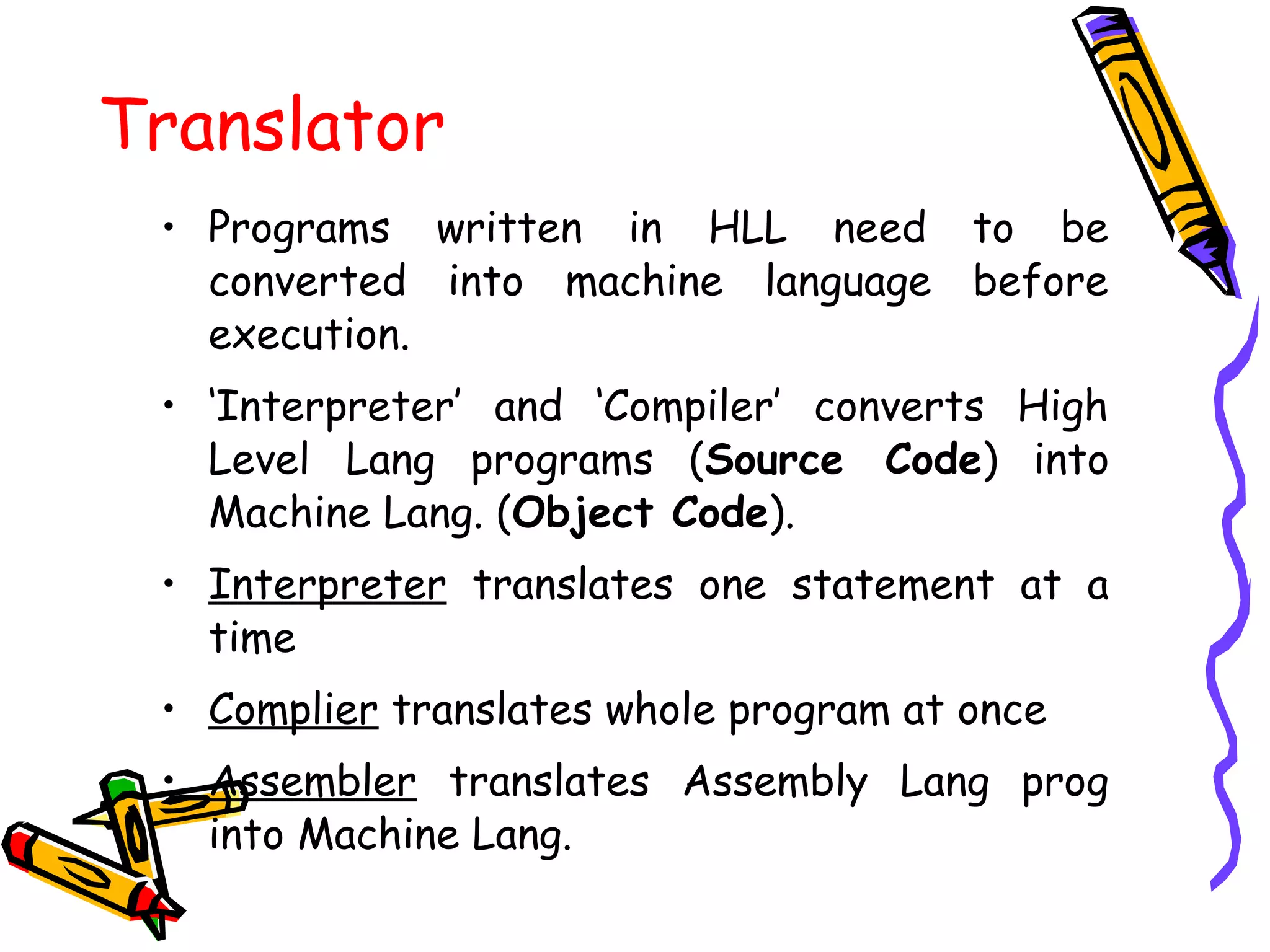 Introduction To Hardware And Software Ppt Programming Languages Computing