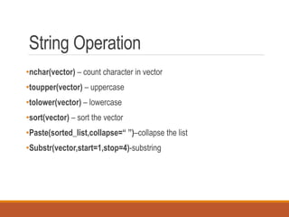 Introduction To R Language | PPTX