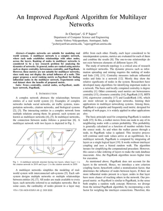 An Improved PageRank Algorithm for Multilayer Networks