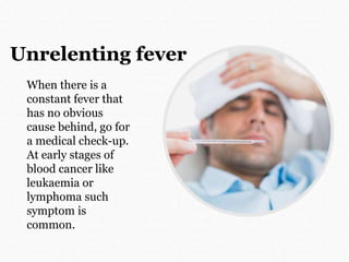 15 killer symptoms of cancer | PPT