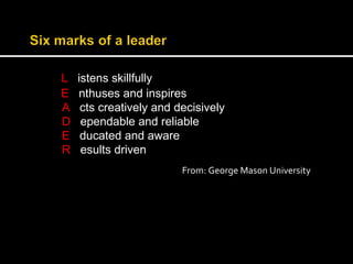 15 leadership sample Powerpoint slides | PPT