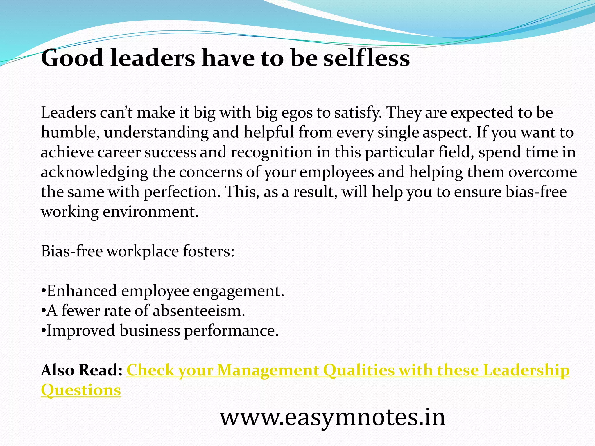 15 leadership skills for career success | PPTX