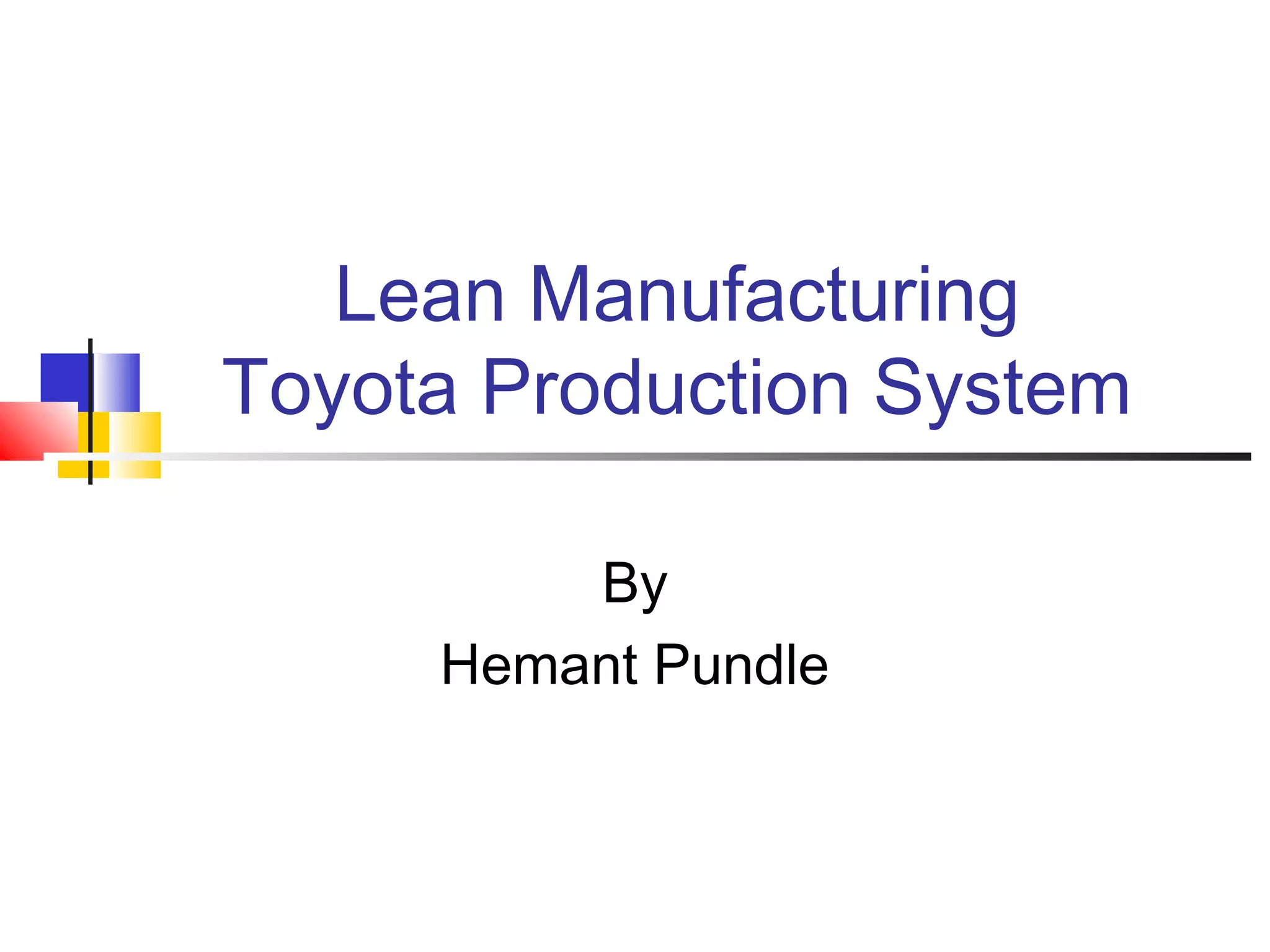 15 lean mfg toyota production system (1) | PPT
