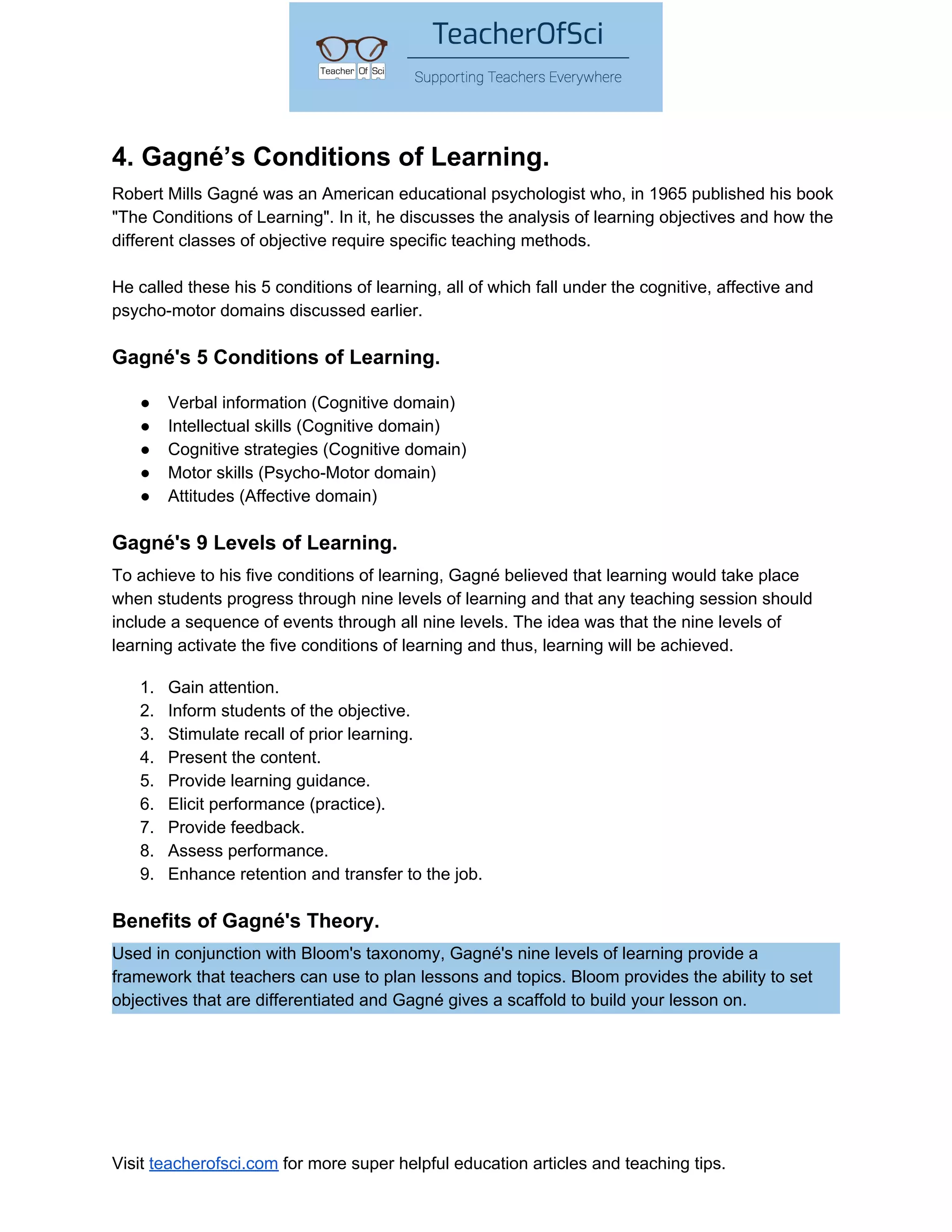 The 15 most influential learning theories in education (a complete ...