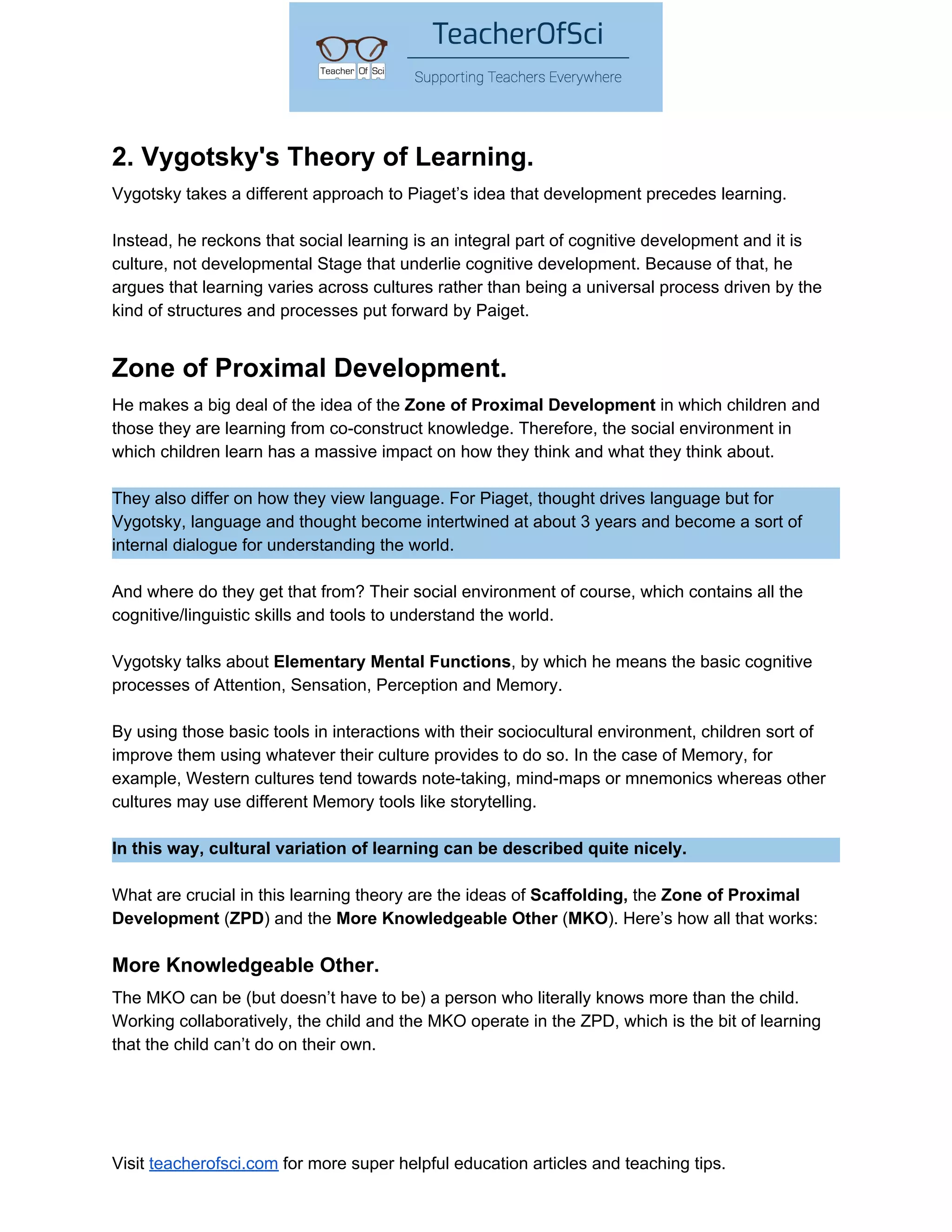 The 15 most influential learning theories in education (a complete summary) | PDF