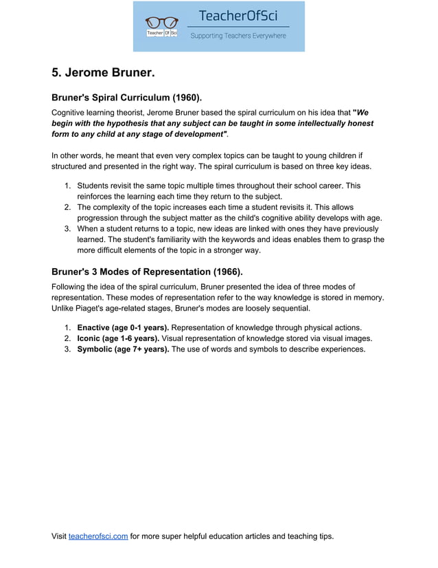 The 15 most influential learning theories in education (a complete ...