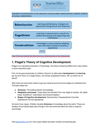 The 15 most influential learning theories in education (a complete ...