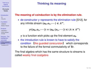 Truth as a logical connective | PPT