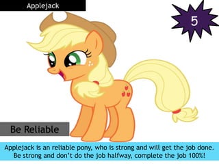 15 Life Lessons From My Little Pony Friendship Is Magic | PPTX