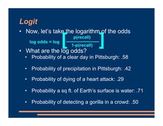 Mixed Effects Models - Logit Models | PDF
