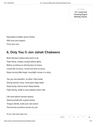 15+ Loving And Affectionate December Birthday Poems.pdf