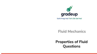 Fluid Mechanics Engineering Questions and Answers | PPT