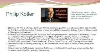 15 Most Important Marketing Gurus | PPTX | Business Administration ...