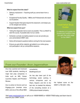 15 min guide to gmat (1) | PDF