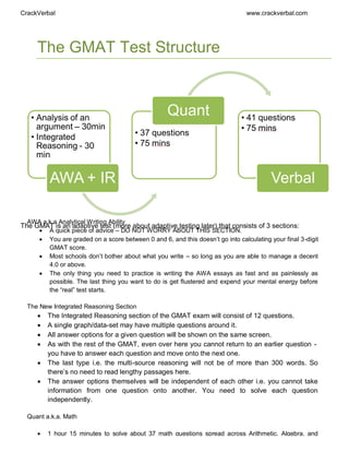 15 min guide to gmat (1) | PDF